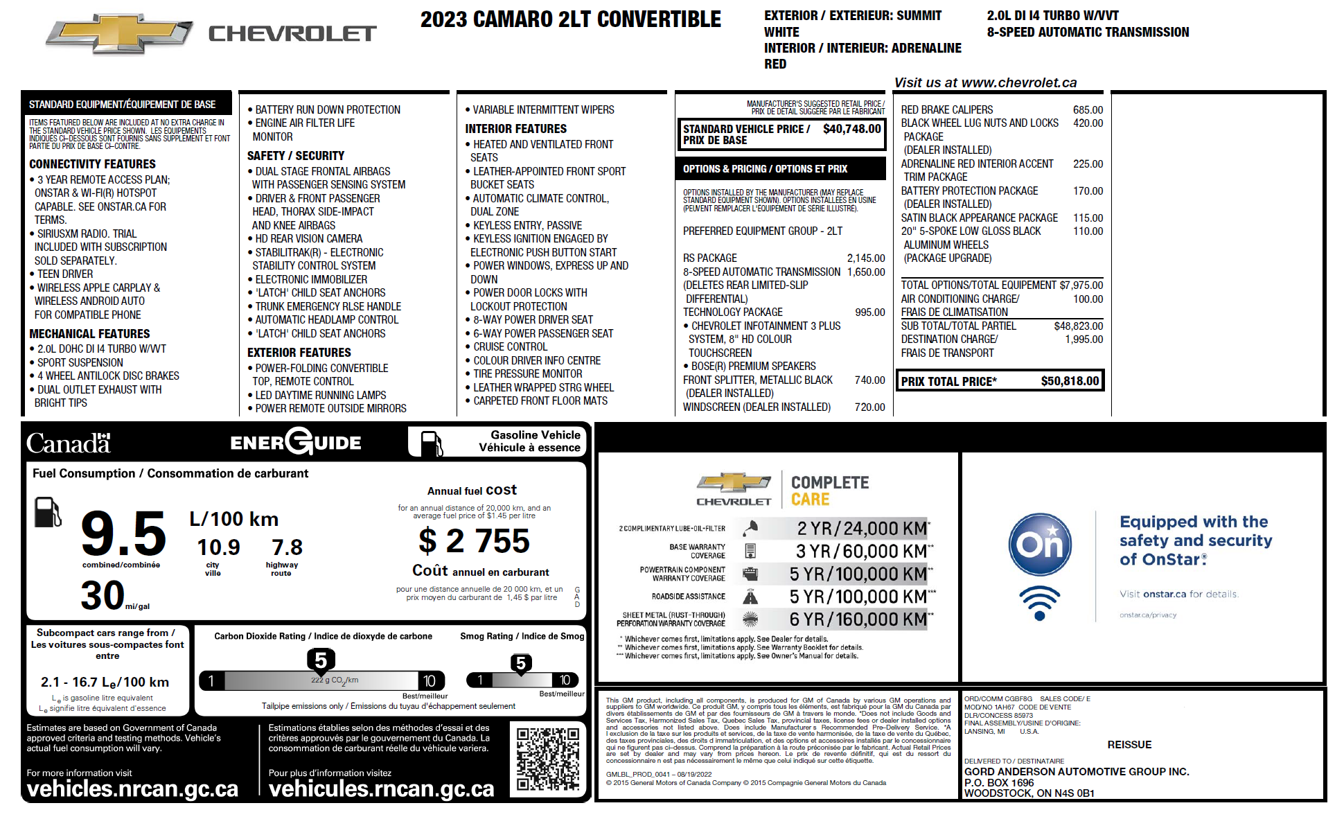 Chevrolet Camaro 2LT Convertible - Auto Outlet : Auto Outlet